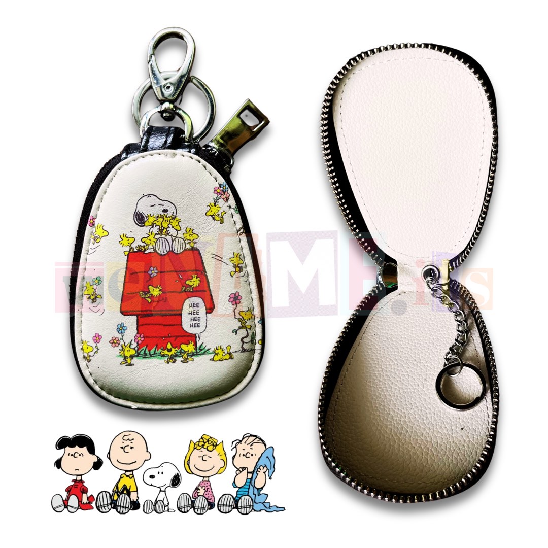 Snoopy Key Case, Women's Fashion, Bags & Wallets, Wallets & Card ...