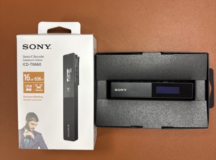 Sony ICD-TX660 Stereo IC Recorder, Audio, Voice Recorders on Carousell