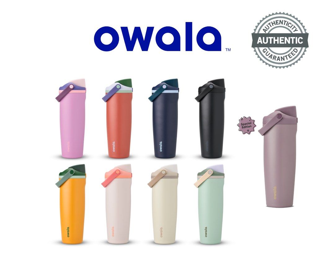 [STRICTLY AUTHENTIC] Owala FreeSip Sway Open Air / Burgundy Bay ...