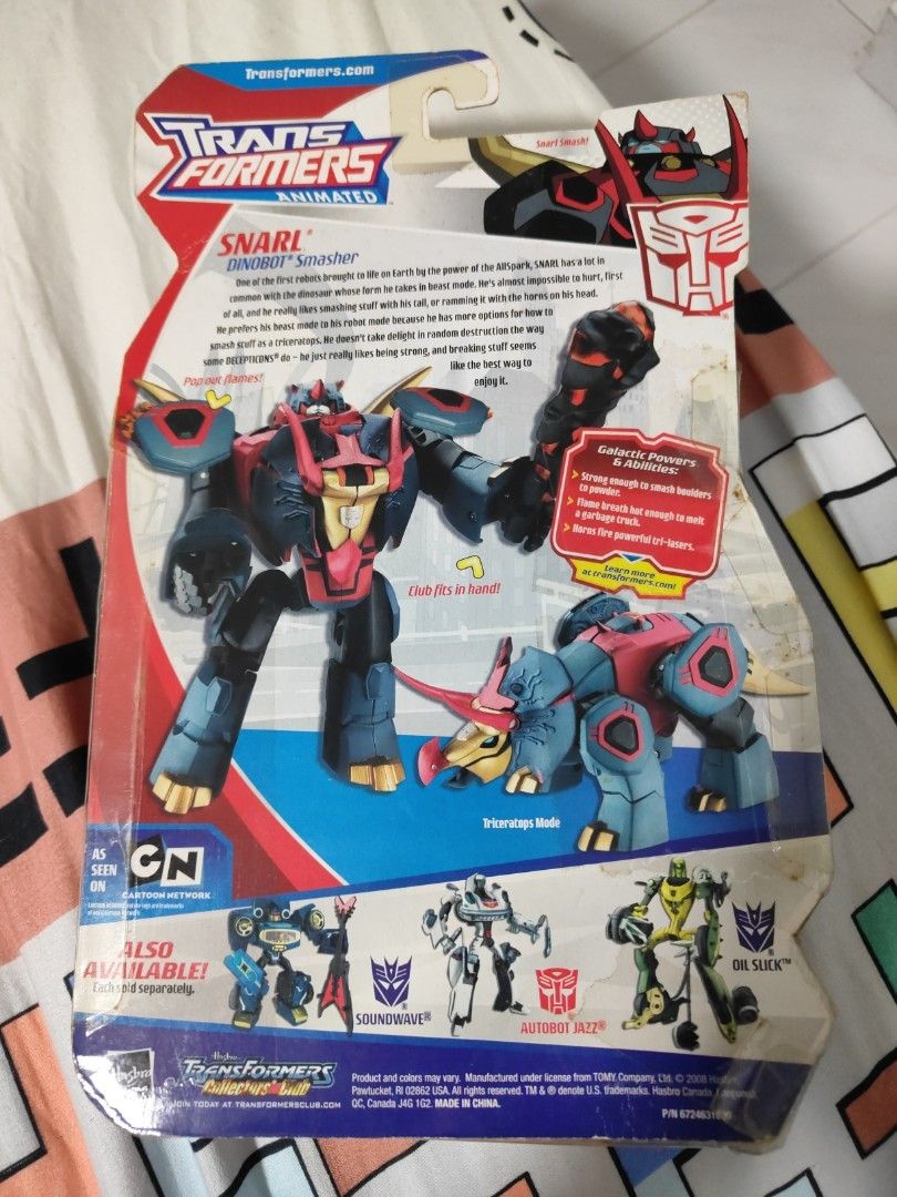 TRANSFORMERS ANIMATED Deluxe Class: SNARL, Hobbies & Toys, Toys & Games ...