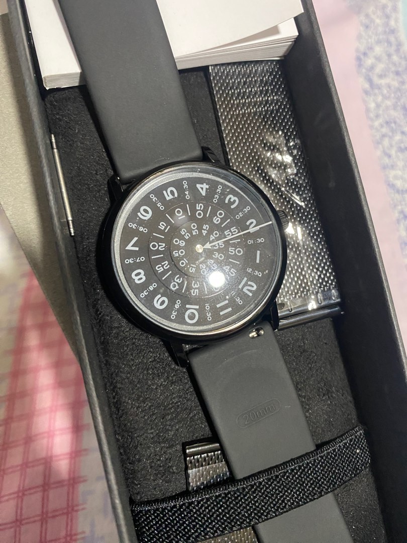 Trendhim Seizmont - Ambitio | Black Watch With Black Rotating Dial ...