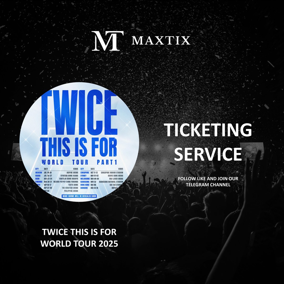 TWICE TICKETS, Tickets & Vouchers, Event Tickets on Carousell