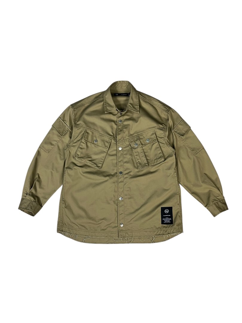 Undercover x GU Military Style Field Jacket Slant Pocket, Men's Fashion ...