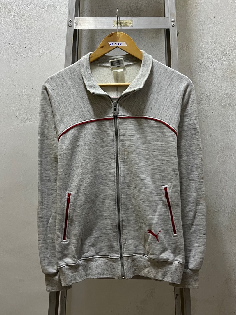 Vintage puma tracktop, Men's Fashion, Tops & Sets, Hoodies on Carousell