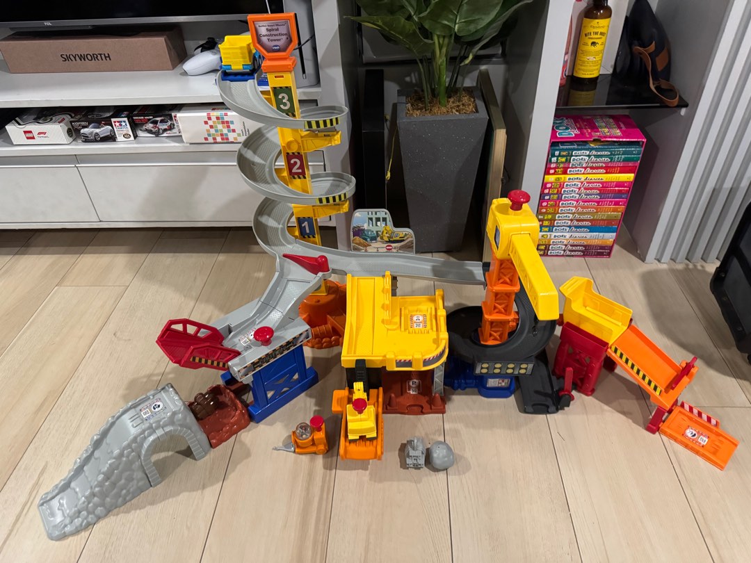 VTech Go! Go Smart Wheels Speedy Spiral Construction Tower Track Set ...