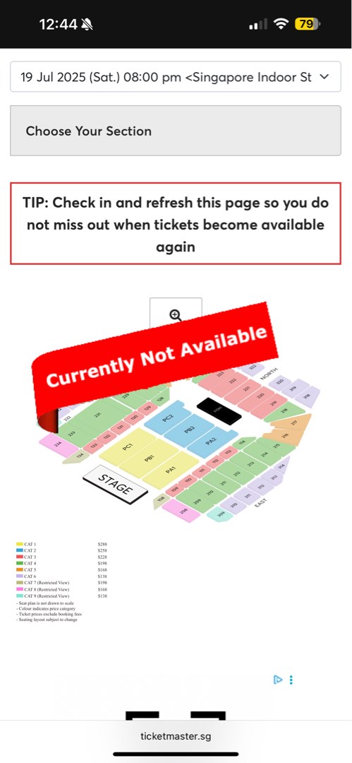 Wakin Chau concert tickets 19 Jul 2025 x 4 tics, Tickets & Vouchers ...