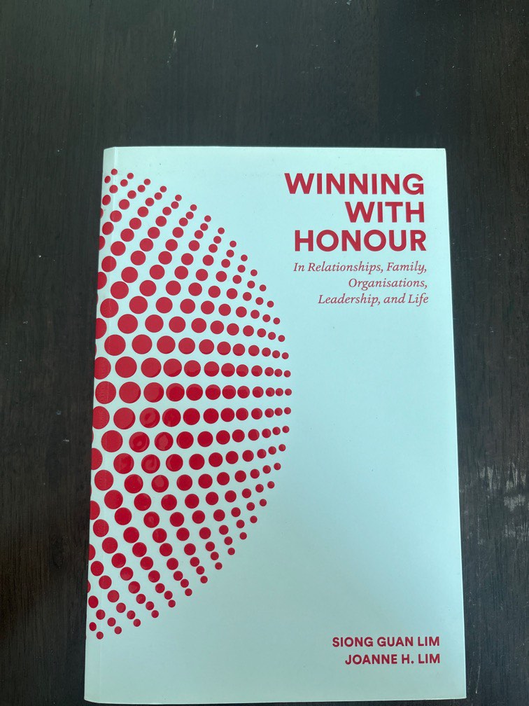 Winning With Honour (Lim Siong Guan), Hobbies & Toys, Books & Magazines ...