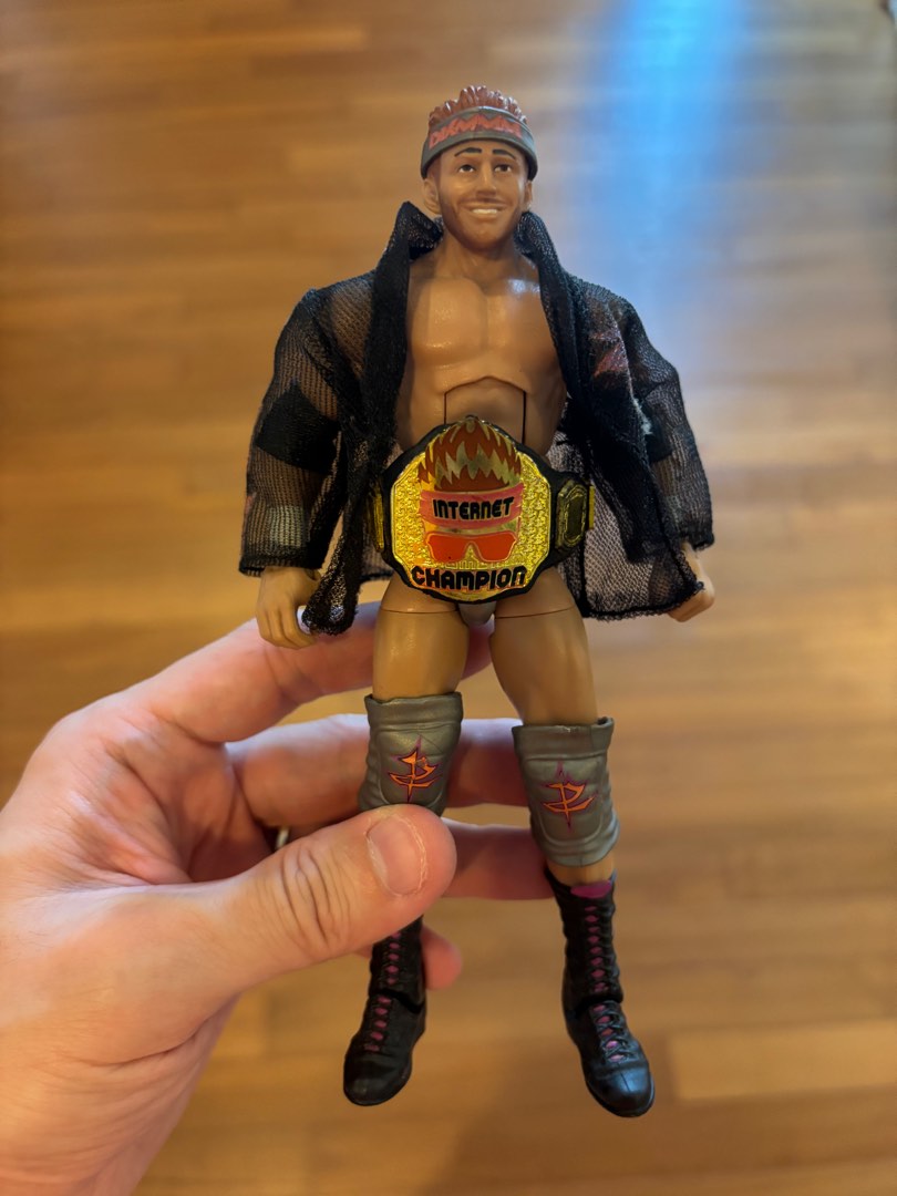 WWE WWF Elite Zack Ryder, Hobbies & Toys, Toys & Games on Carousell