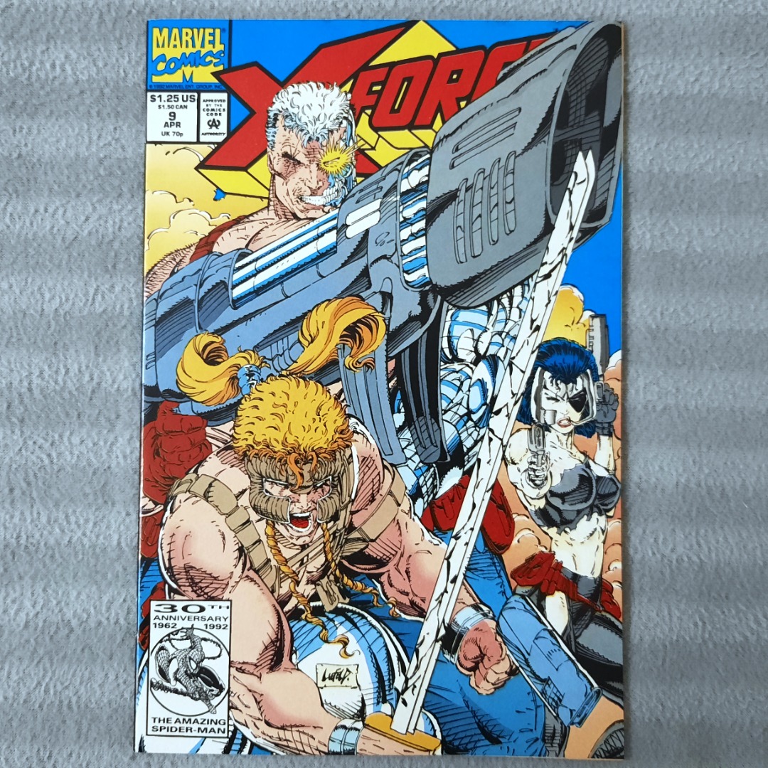 X-Force #9 Rob Liefeld Cvr (1st Series Marvel Comics) Fabian Nicieza ...