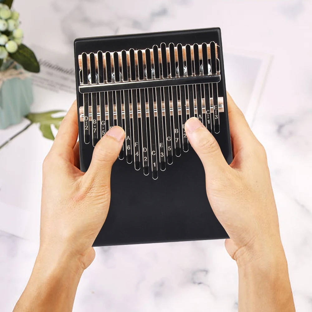 17 Keys Kalimba Musical Instrument Pine Wood Thumb Finger Piano African ...