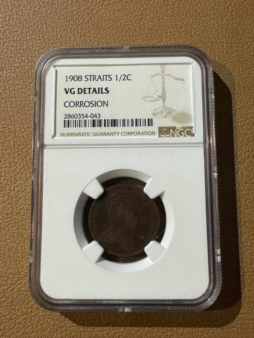 1908 straits 1/2c VG details, Hobbies & Toys, Memorabilia ...