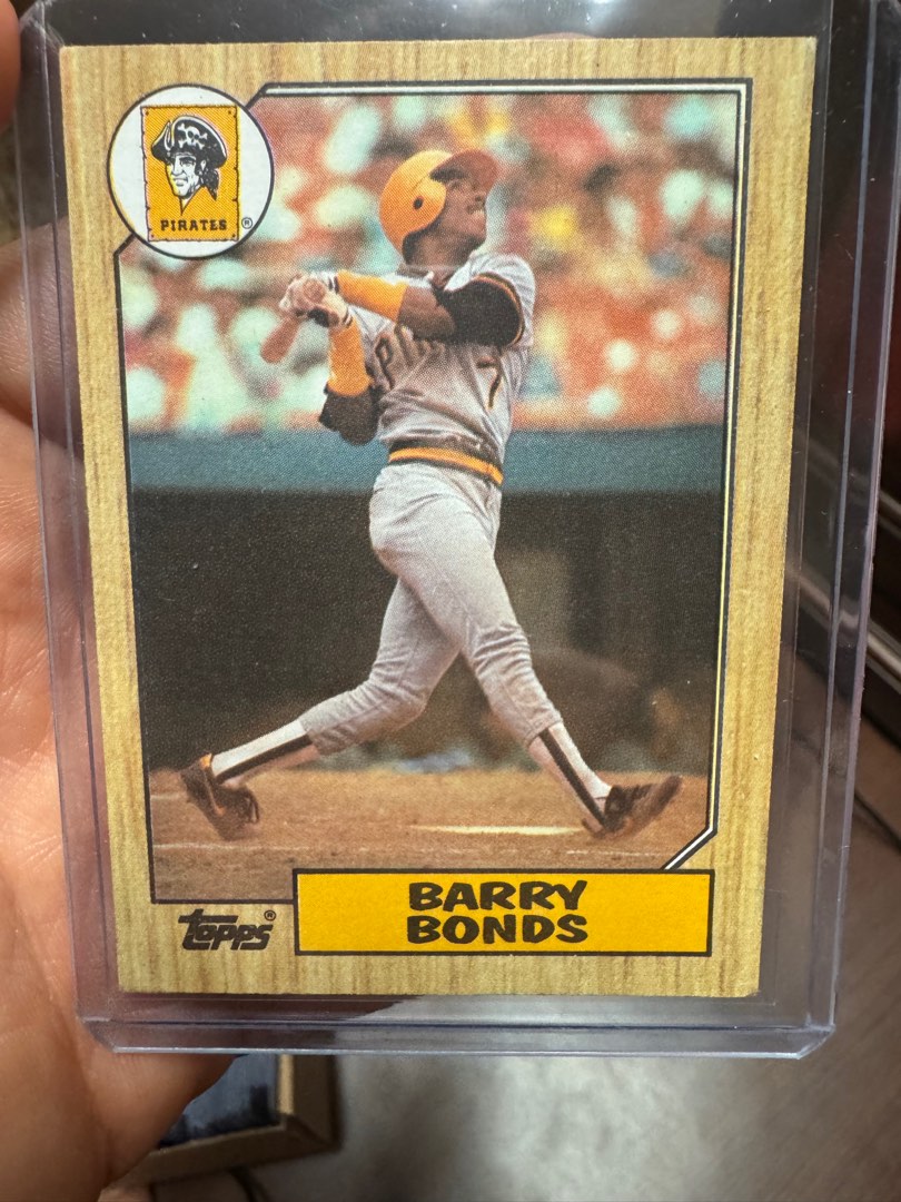 1987 Topps: Barry Bond Rookie Card, Hobbies & Toys, Memorabilia ...