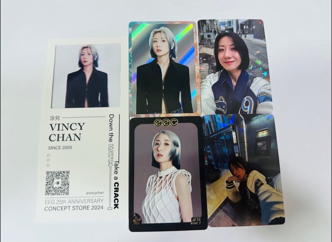 （1set 5張 $58）泳兒 Vincy 英皇閃卡 連透卡eeg effect 英皇 快閃 小卡 card 閃卡 1，2 ，3代 透卡(not yes card), 興趣及遊戲, 收藏品及 ...