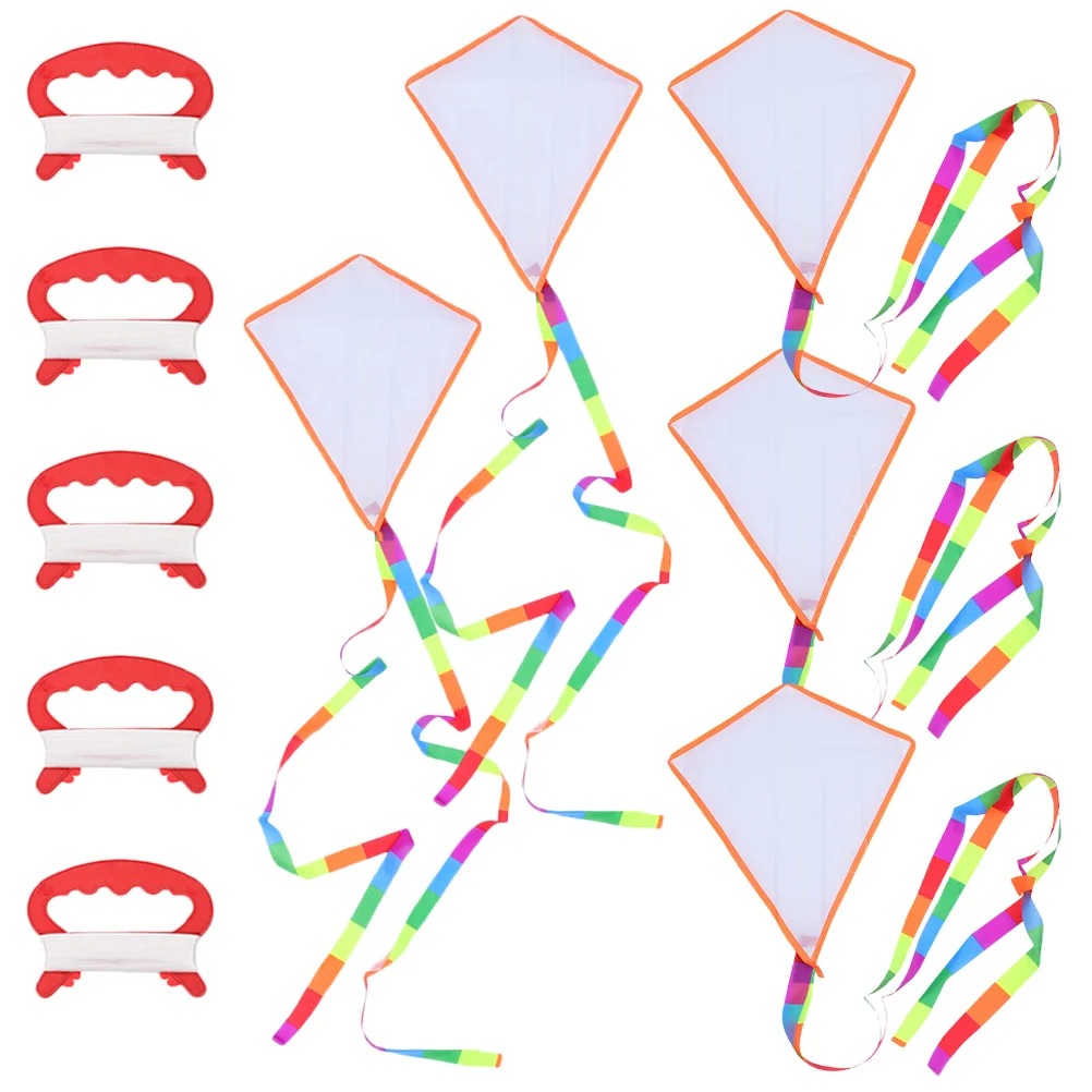 5 Sets Kids Toy Kite Manual Parts Painting Plastic Child Interesting ...