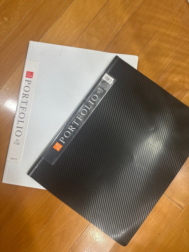 新淨 Kokuyo A3 Portfolio file, 興趣及遊戲, 手作＆自家設計, 文具及工藝 - 畫作及印刷品 - Carousell