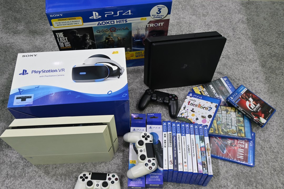 PS4 Full Set – 2 Consoles + PSVR For Sale, Video Gaming, Video Game ...
