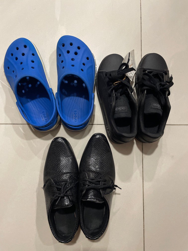 Adidas, formal and crocs, Babies & Kids, Babies & Kids Fashion on Carousell