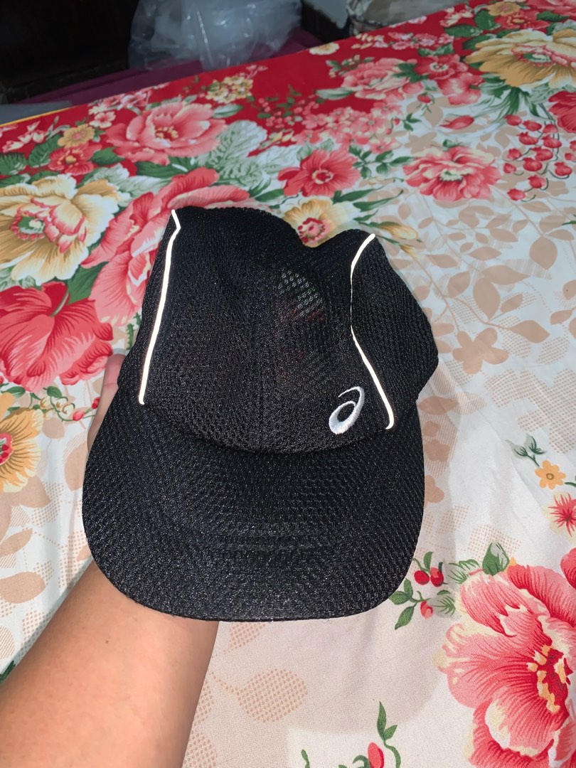 Asics running cap hat, Men's Fashion, Watches & Accessories, Cap & Hats ...