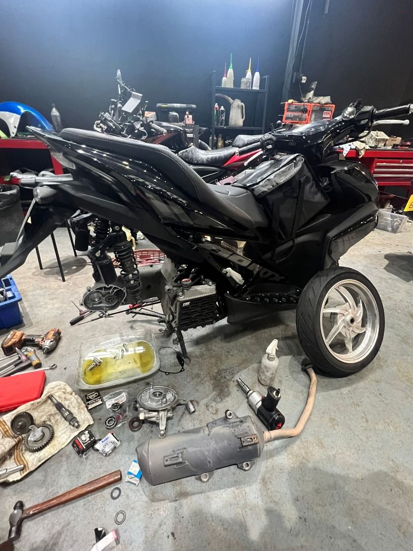 ATOME & GRABPAYLATER AVAILABLE YAMAHA AEROX / NMAX GEARBOX OVERHAUL ...