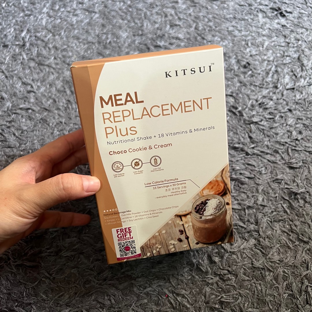 Kitsui Meal Replacement 10 sachets, Health & Nutrition, Health ...