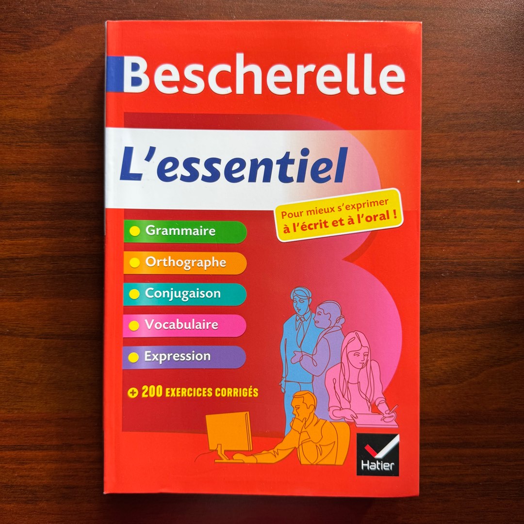 Bescherelle L'essentiel French Grammar Book, Hobbies & Toys, Books ...