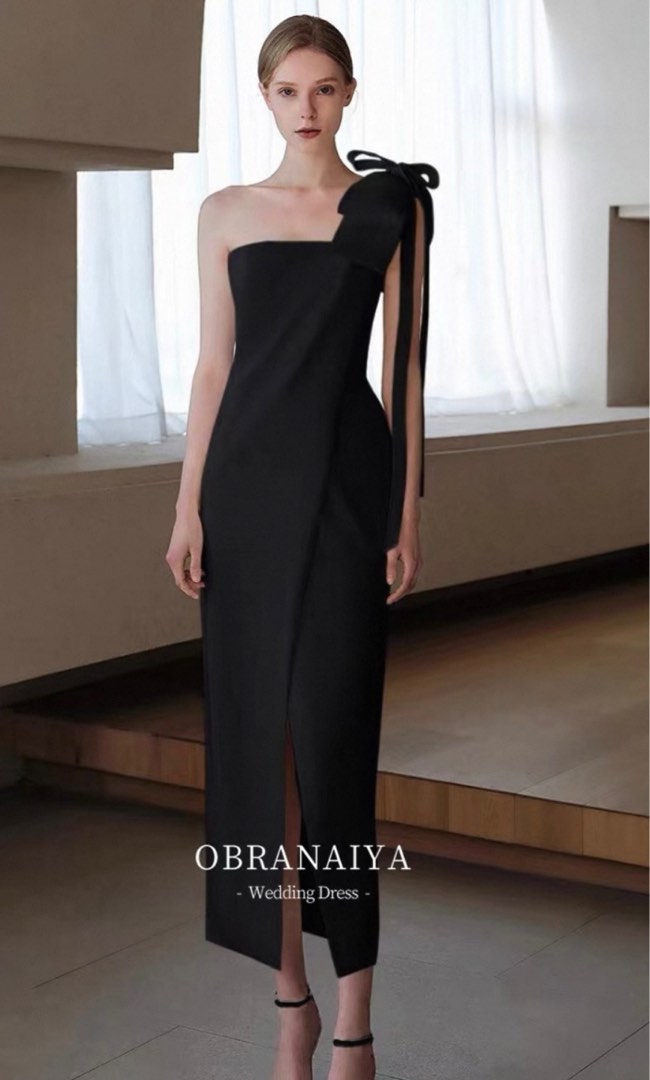 Black Toga Wedding Dress, Women's Fashion, Dresses & Sets, Dresses on ...
