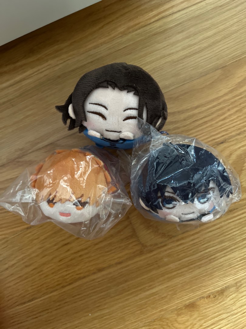 blue lock plushie keychain isagi kuon and kunigami, Hobbies & Toys ...