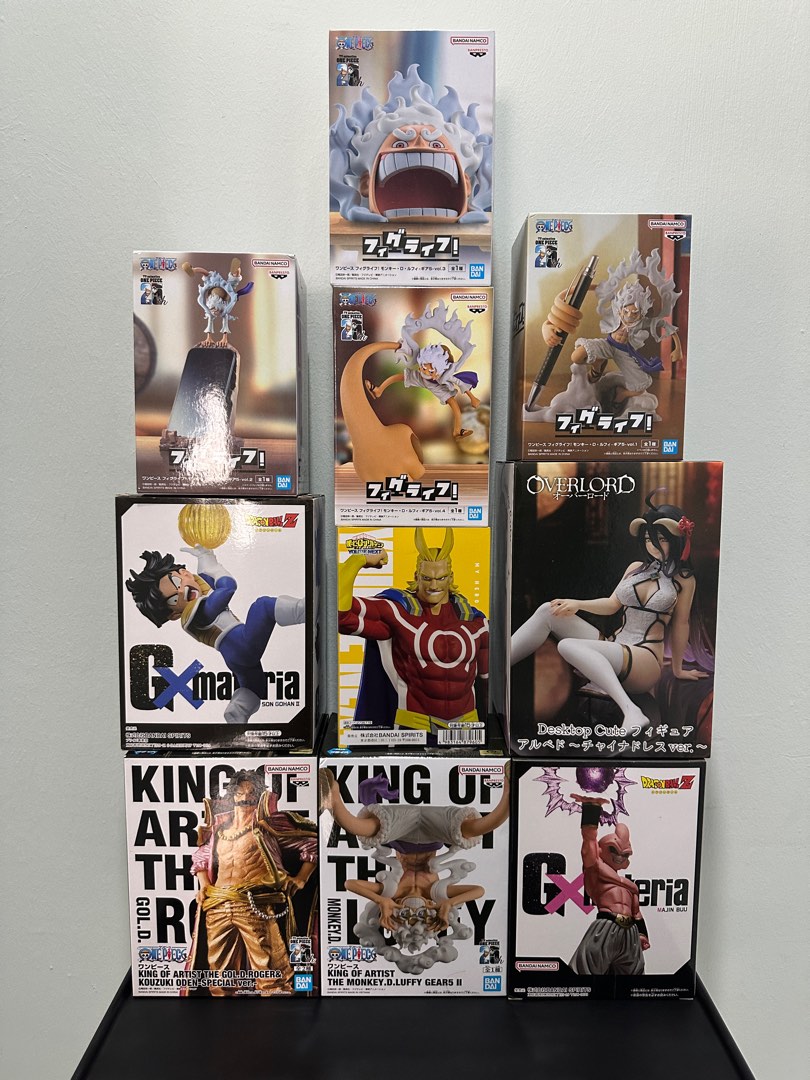 Claw Machine Figures from Japan (One Piece, Dragonball Z, etc ...