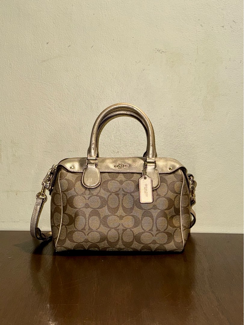 Coach Mini Bennet Satchel, Luxury, Bags & Wallets on Carousell