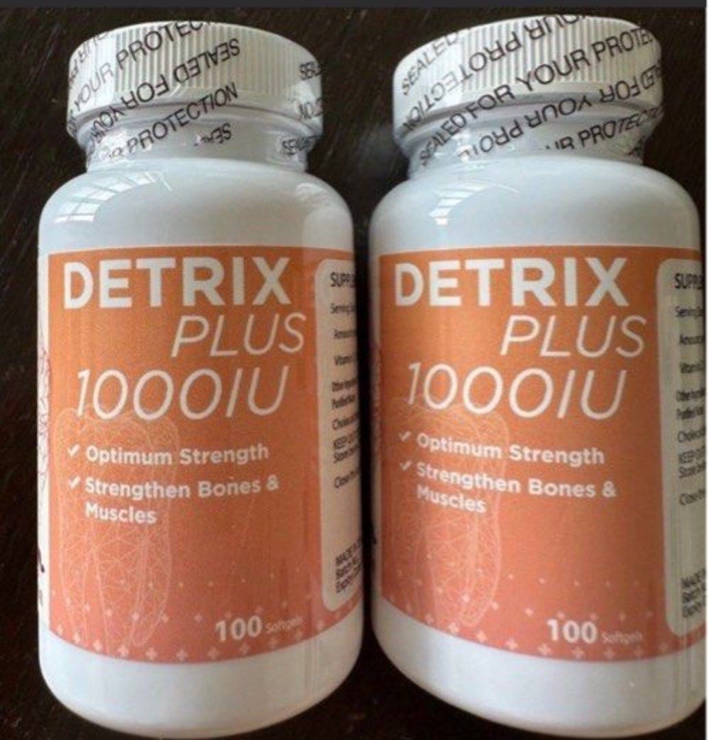 Detrix plus Vitamin D 1000IU, Health & Nutrition, Health Supplements, Vitamins & Supplements on ...