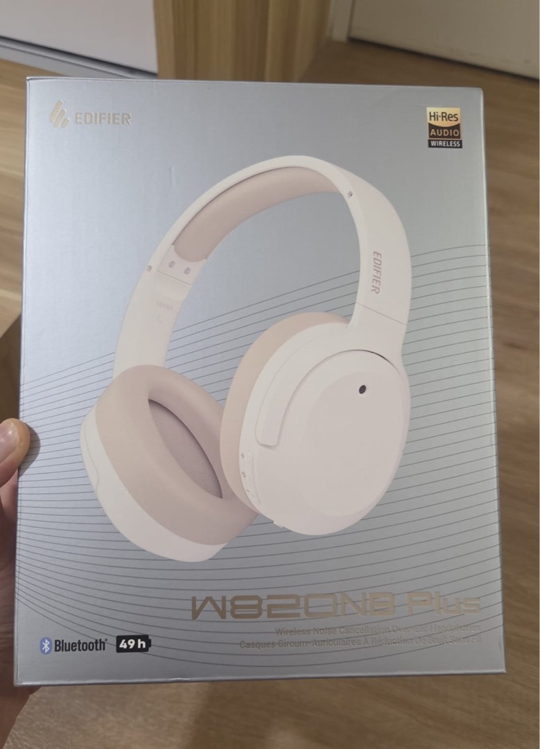 Edifier W820NB Plus Wireless Noise Cancelling Headphones, Audio ...