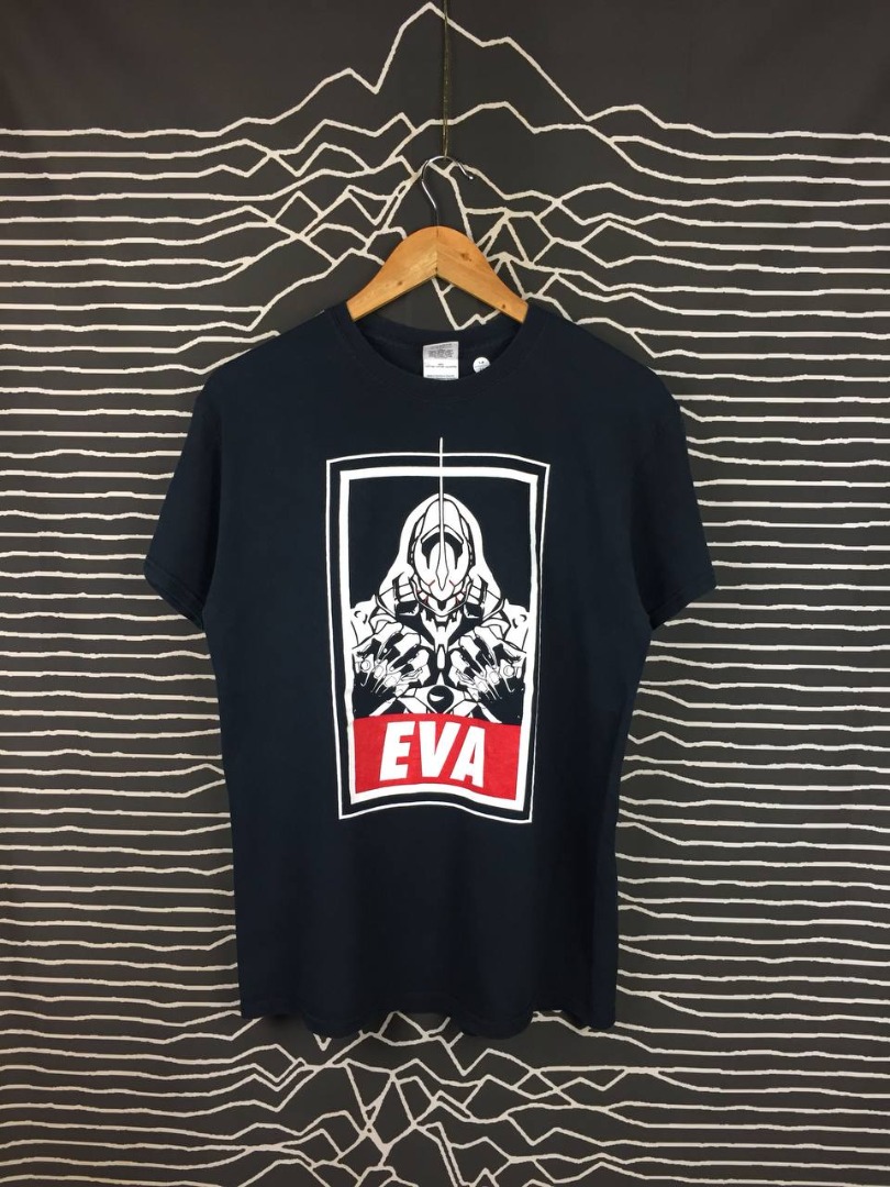 Eva Neon Genesis Evangelion Anime Manga Tee, Men's Fashion, Tops & Sets ...