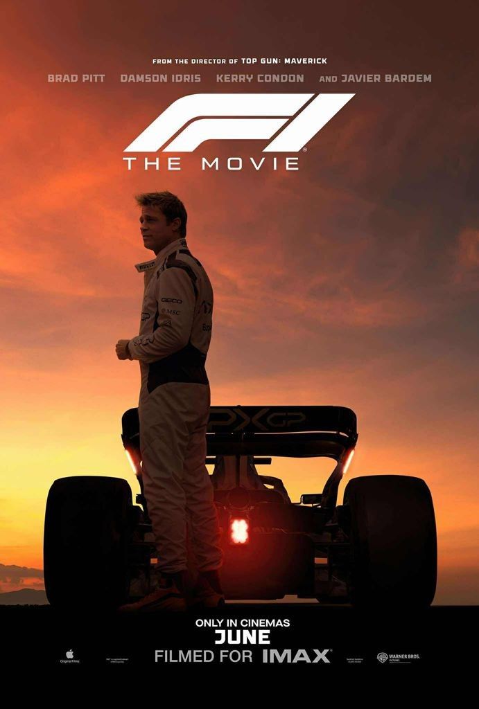 F1: THE MOVIE (2025) Movie Poster 2-Sided Original International 27"x 40" (Teaser B) - NOVEMBER ...