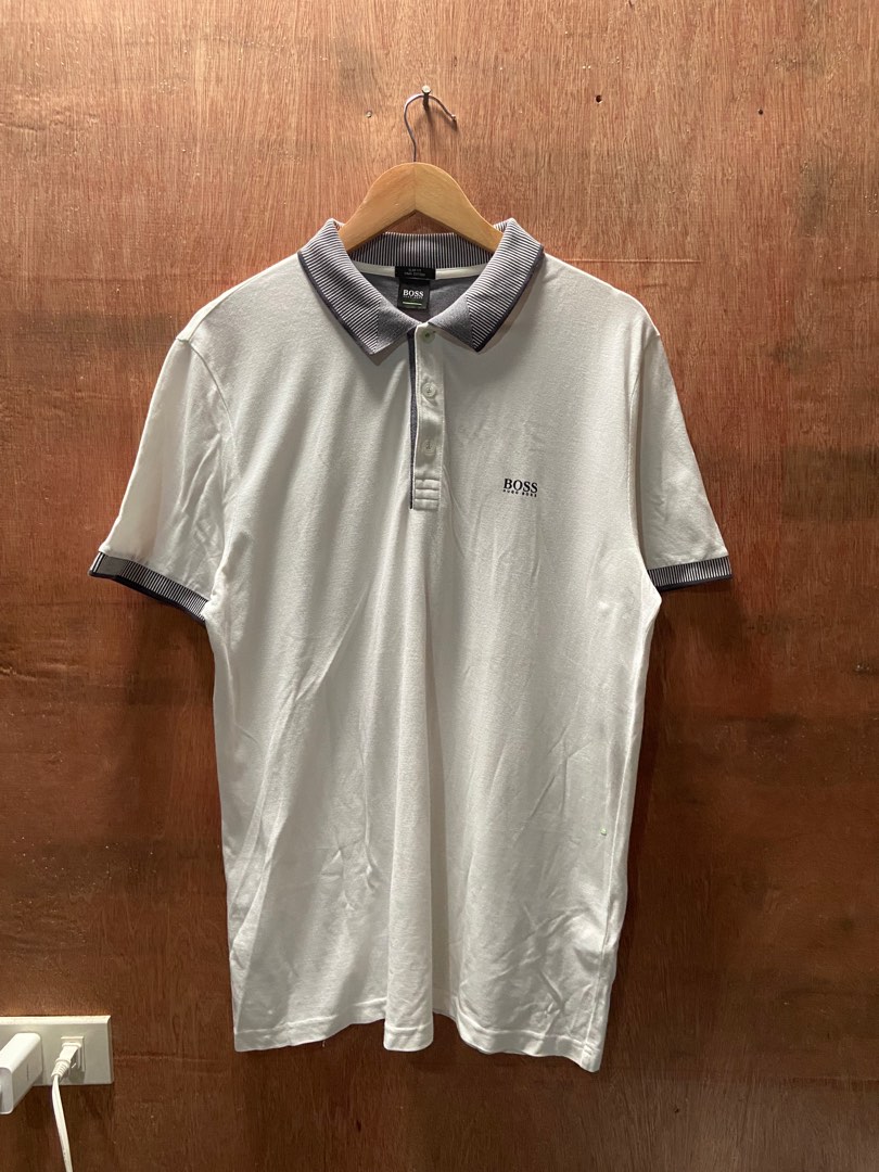 HUGO BOSS POLO SHIRT (NOT THRIFTED), Luxury, Apparel on Carousell
