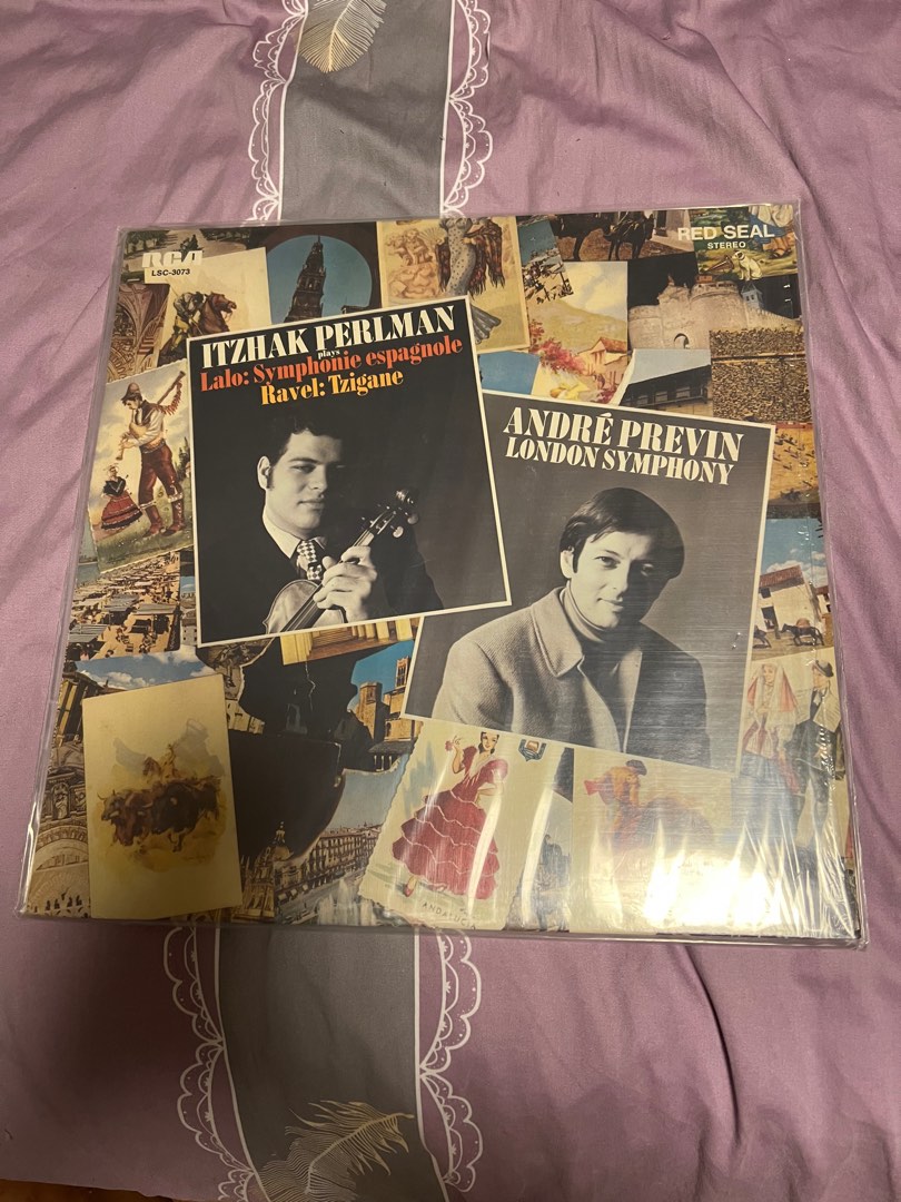 Itzhak Perlman & Andre Previn Vinyl Record, Hobbies & Toys, Music & Media, Vinyls on Carousell