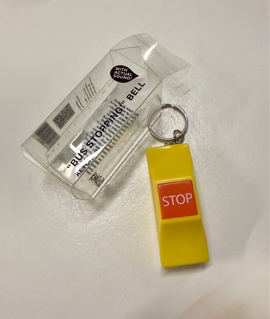 KANCKSTOP Bus Stopping Bell Keychain, Hobbies & Toys, Toys & Games on ...