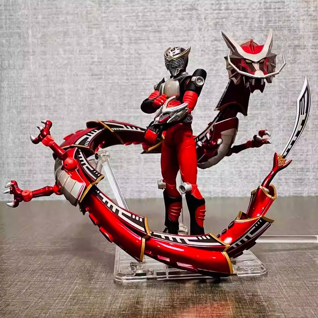 KO SHF Kamen Rider Ryuki & Red Dragreder 1/12 Scale Figure, Hobbies ...