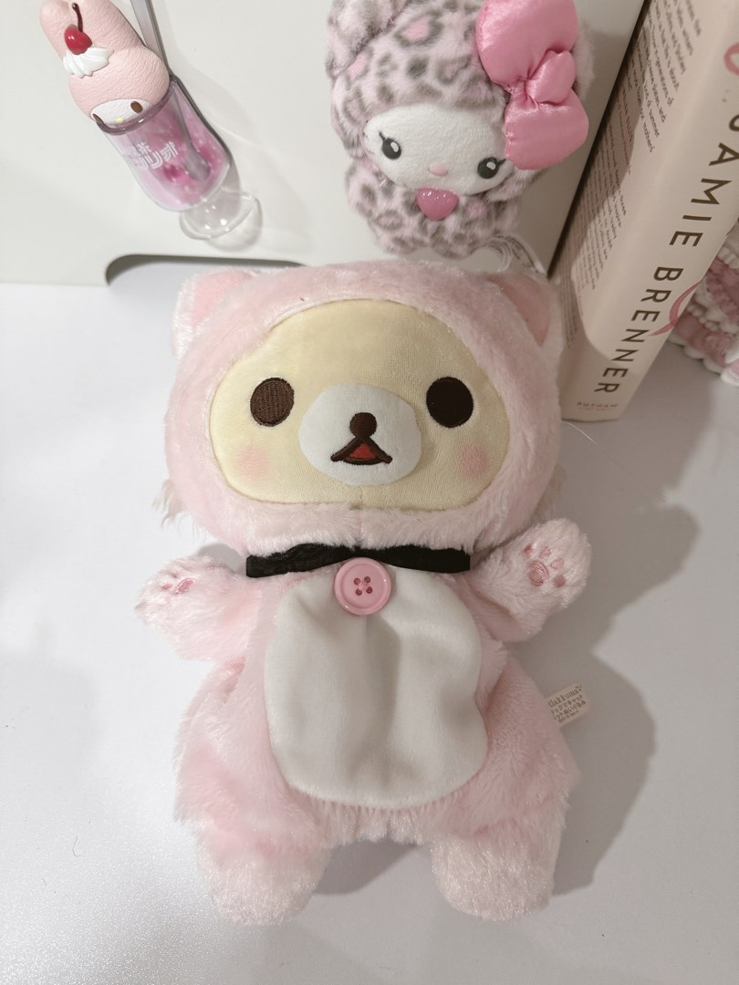 korilakkuma neko pink puppet plush, Hobbies & Toys, Toys & Games on ...