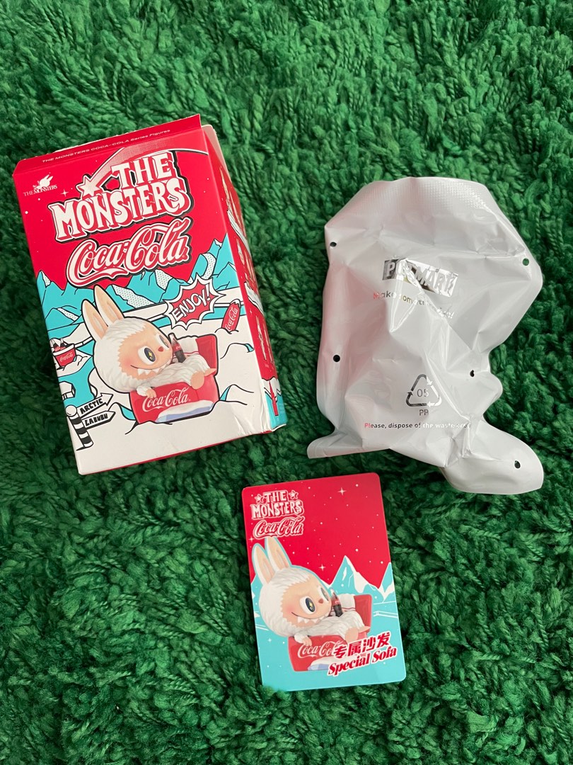 Labubu Coca Cola Series Figures (Special Sofa), Hobbies & Toys, Toys ...