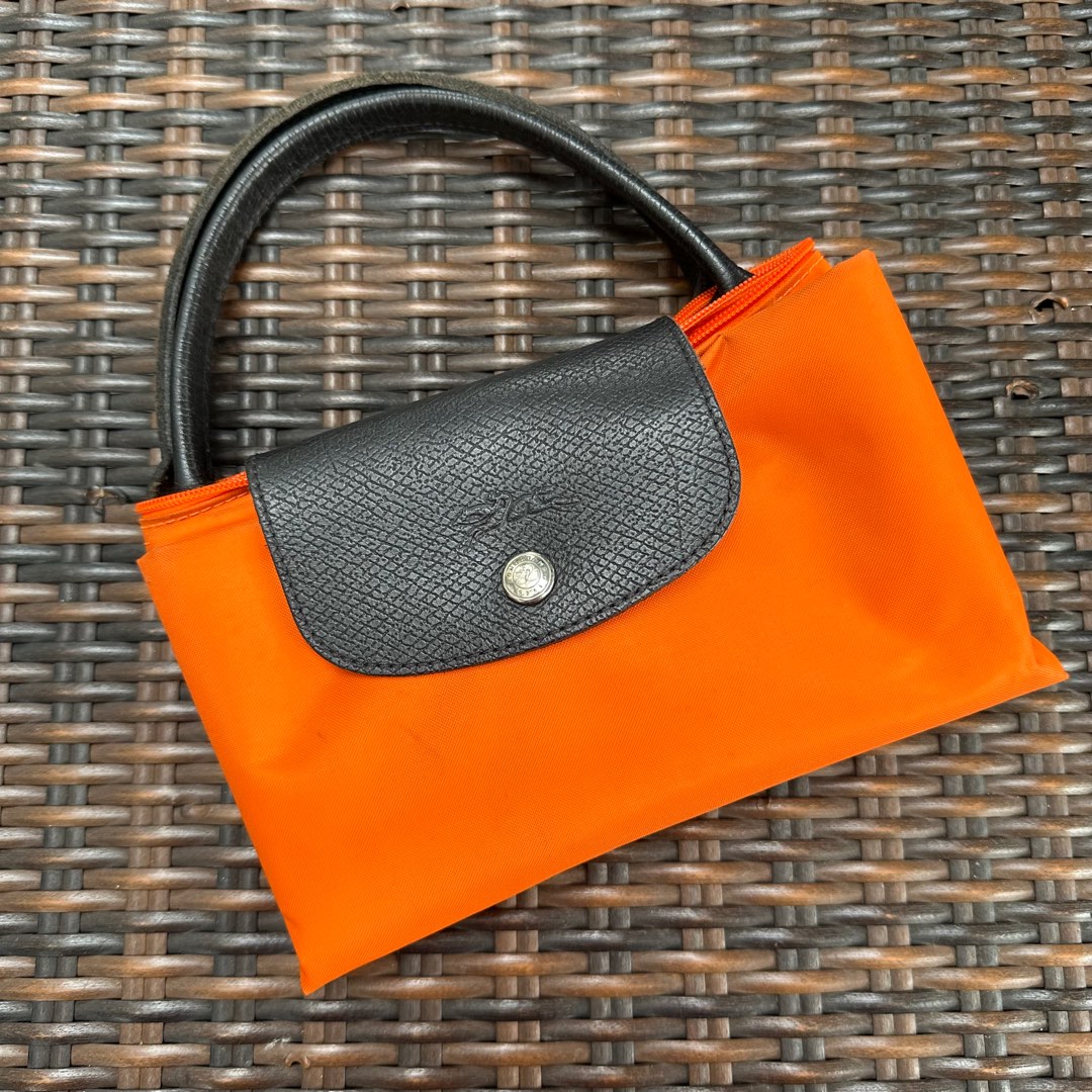 Longchamp Le Pliage sarah morris limited edition bag orange color ...