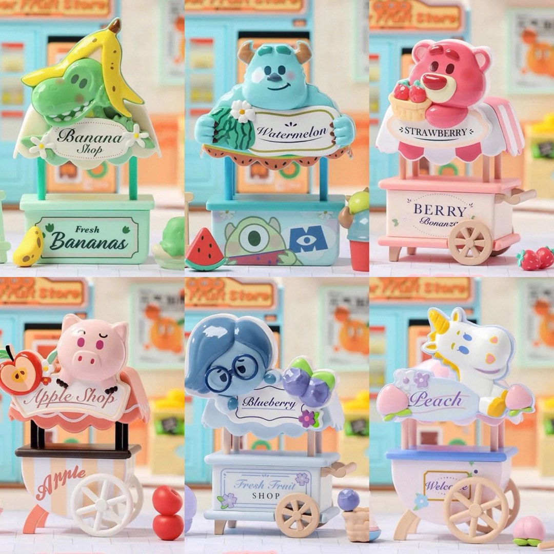 MINISO Disney Pixar Fruit Market Series / FULL SET / CONFIRMED DESIGN ...