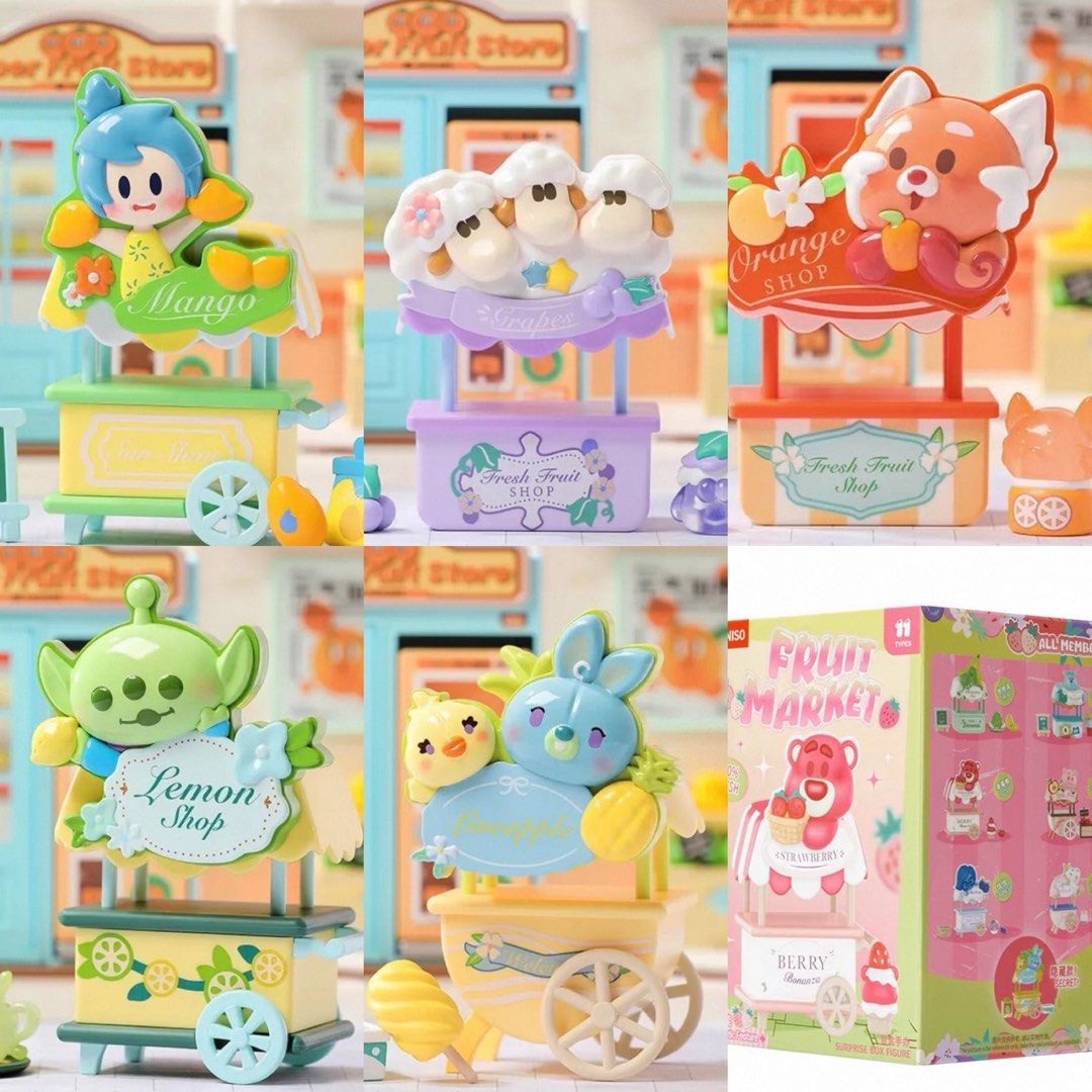 MINISO Disney Pixar Fruit Market Series / FULL SET / CONFIRMED DESIGN ...