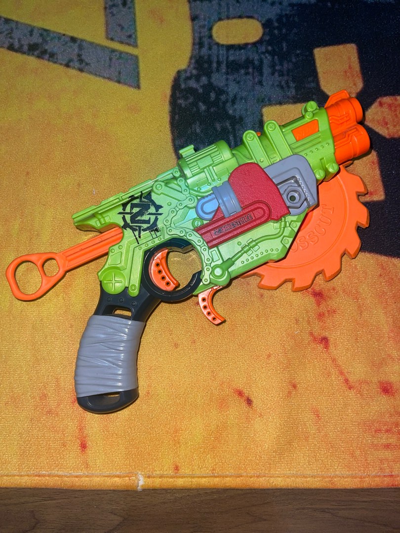 Nerf Zombie Strike Crosscut Blaster, Hobbies & Toys, Toys & Games on ...