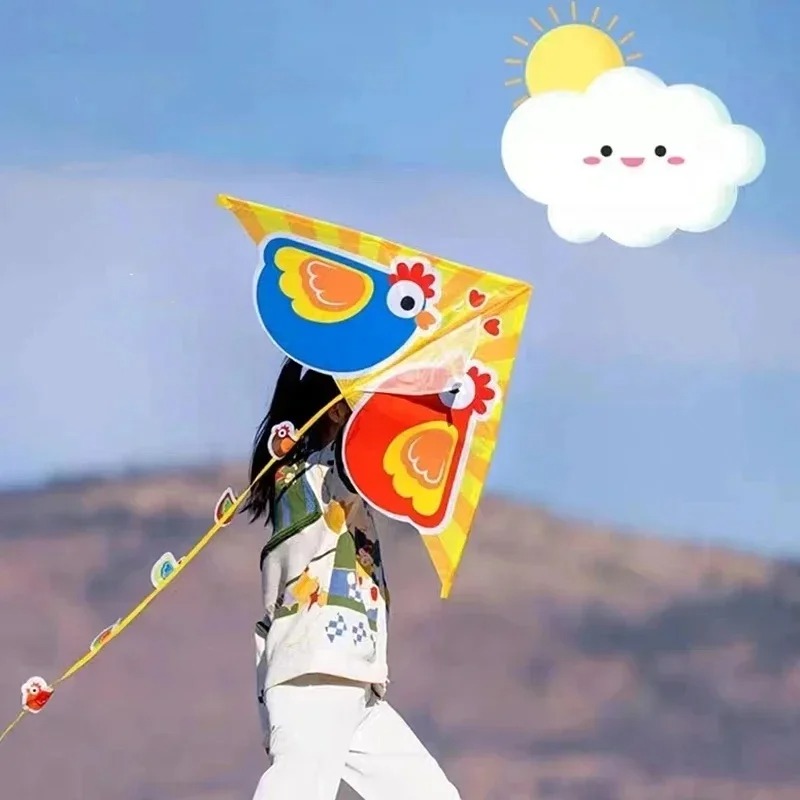 New cartoon chicken kite cometa grande de viento kite parapente vlieger ...