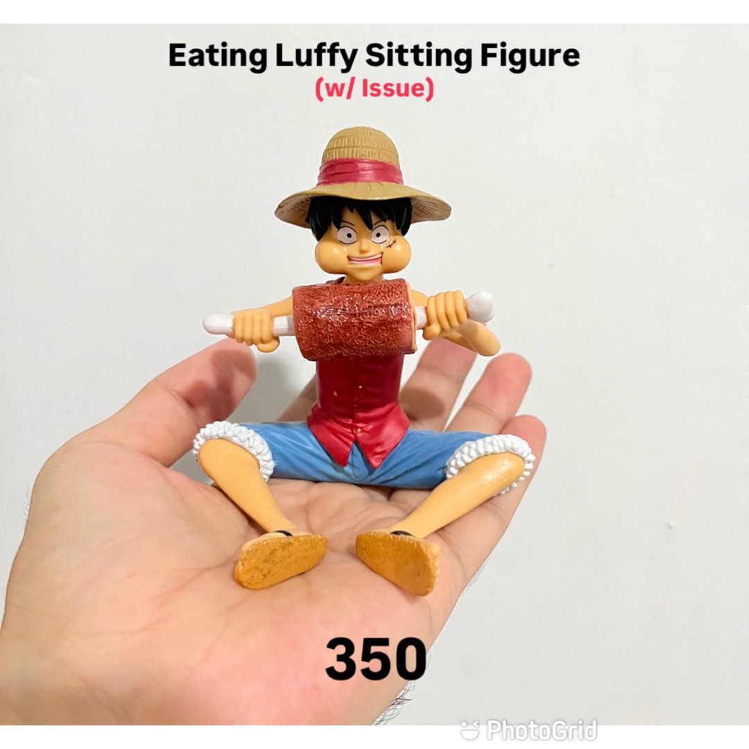 One Piece Eating Luffy Sitting Figure Noodle Stopper, Hobbies & Toys ...