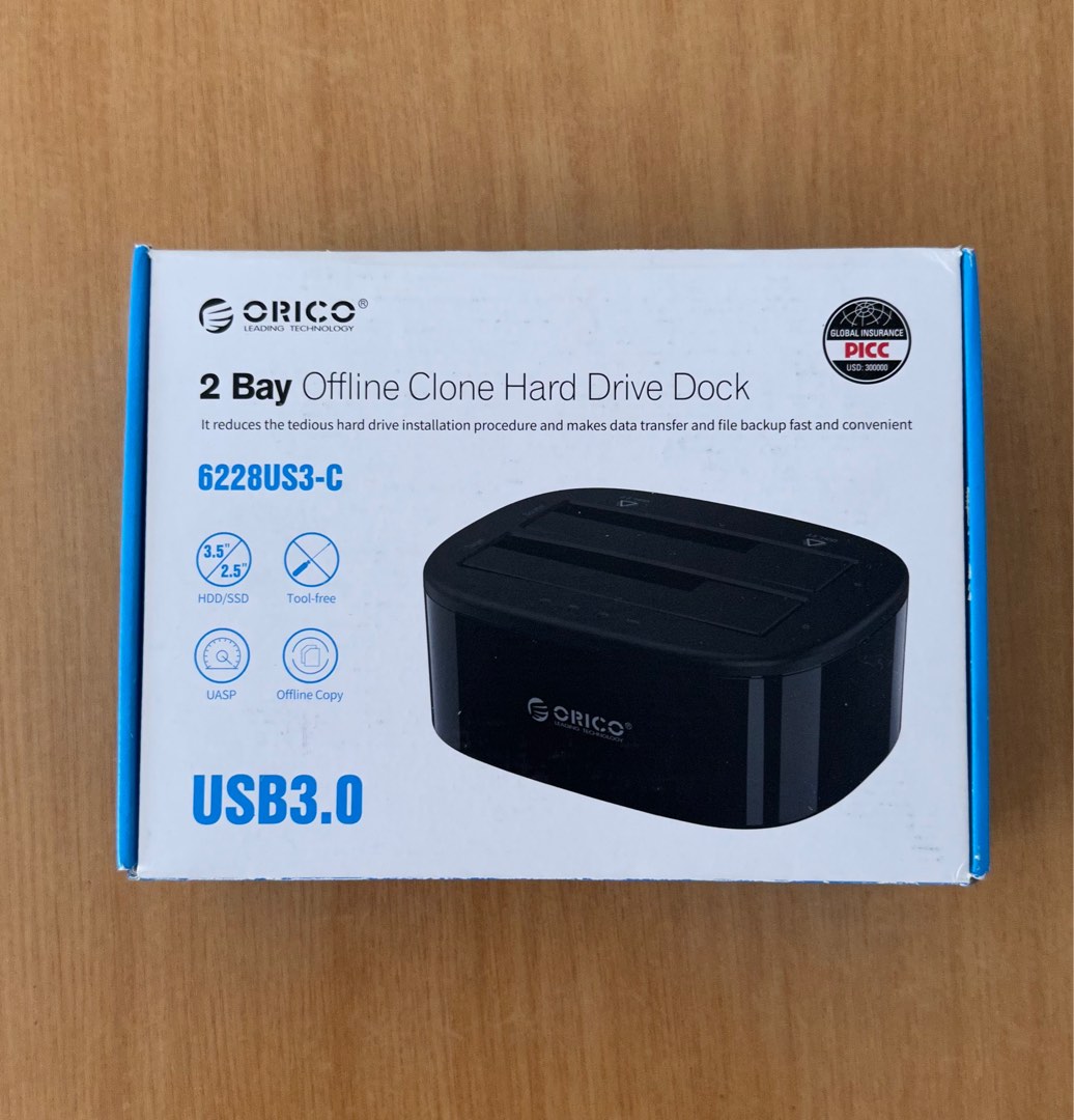 ORICO 6228US3-C | Hard Drive Dock, Computers & Tech, Parts ...