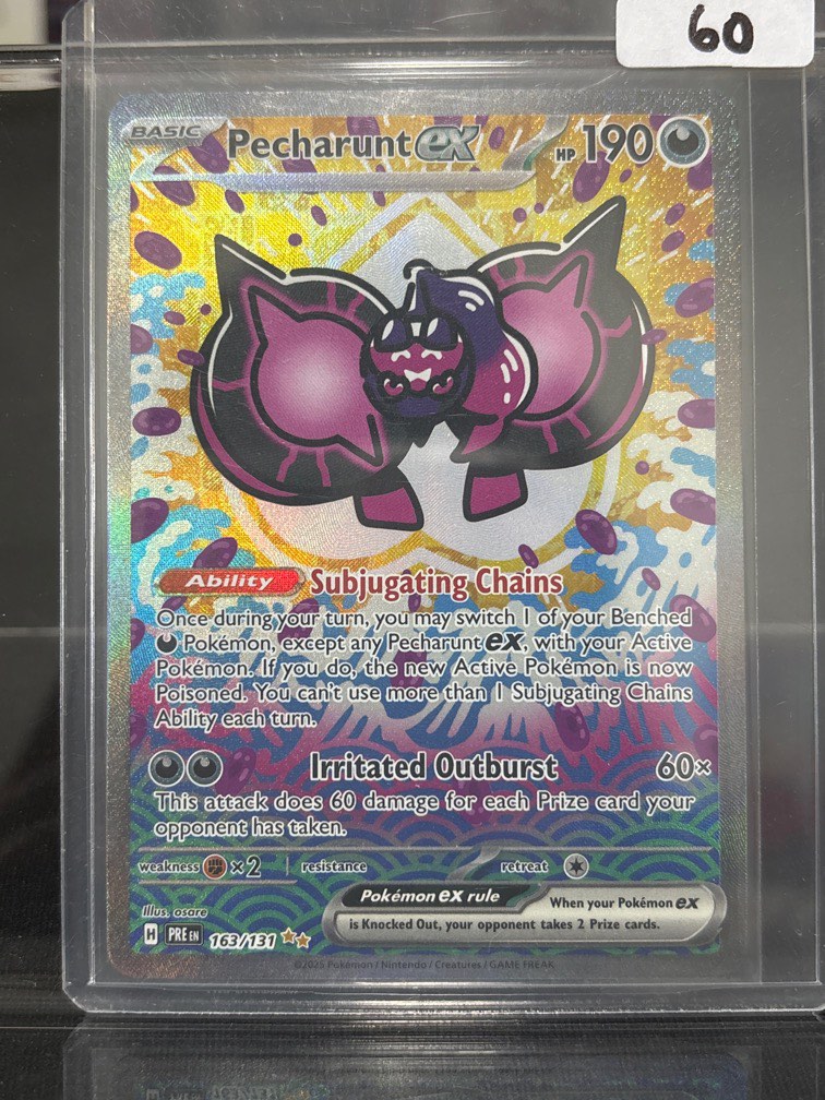 Pecharunt ex #163 Pokemon Card Prismatic Evolutions, Hobbies & Toys ...