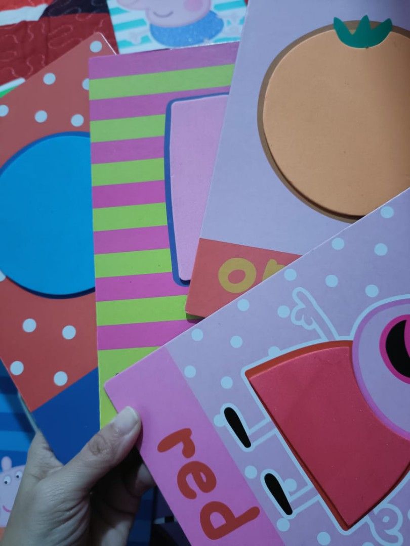 Peppa Pig Sensory Flashcards, Hobbies & Toys, Toys & Games on Carousell
