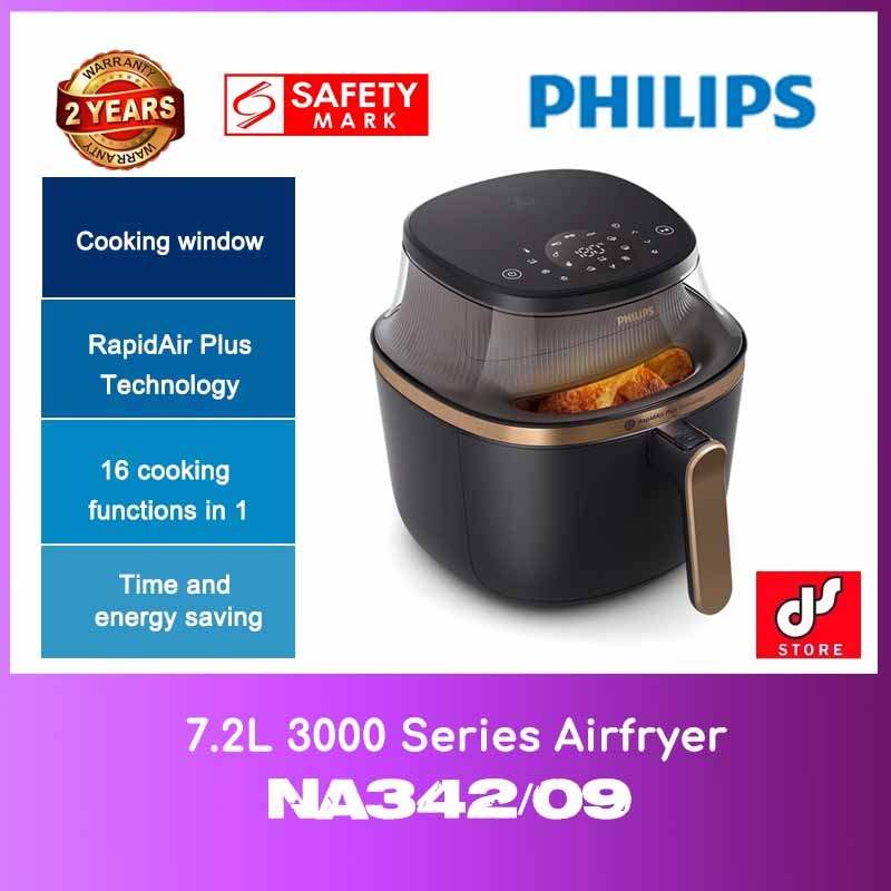 Philips NA342/09 7.2L 3000 Series Airfryer WITH 2 YEARS WARRANTY, TV ...