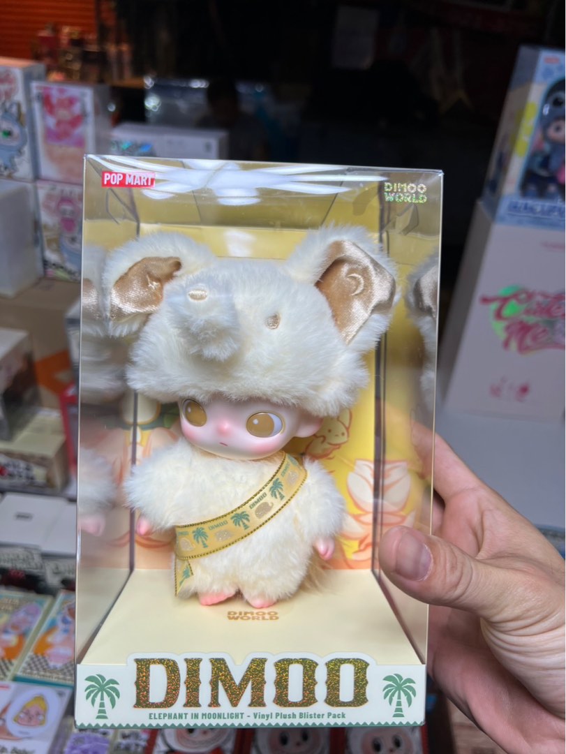 POP MART DIMOO World Elephant in Moonlight Plush, Hobbies & Toys, Toys ...